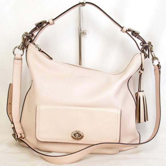 Coach | Bags | Coach 2238 Shoulder Bag Leather Light Pink | Poshmark